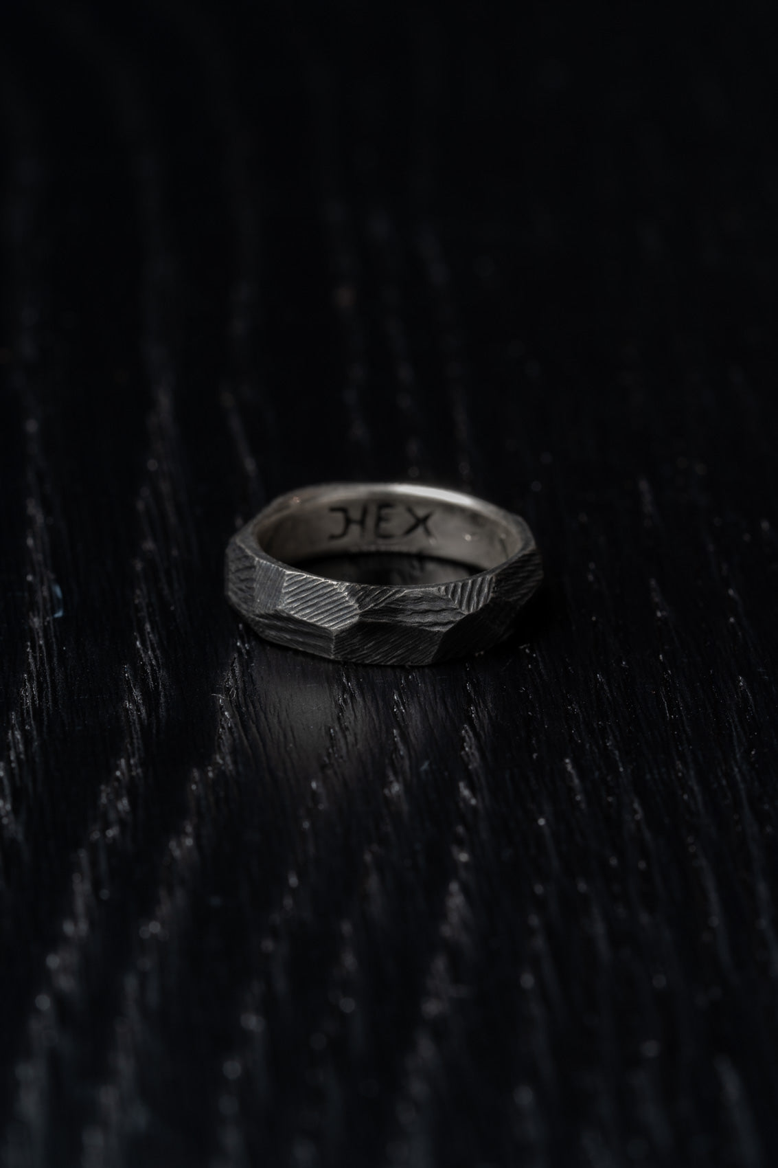 GASPARD HEX-NEOLITHIC RING-WIDE – THE Treasury